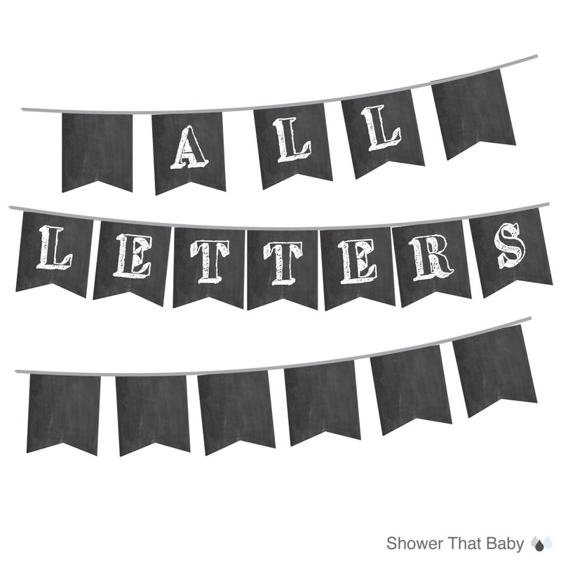 Chalkboard Banners - Etsy