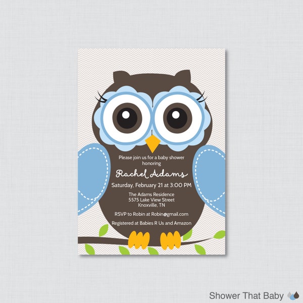 Chevron Invitation - Etsy