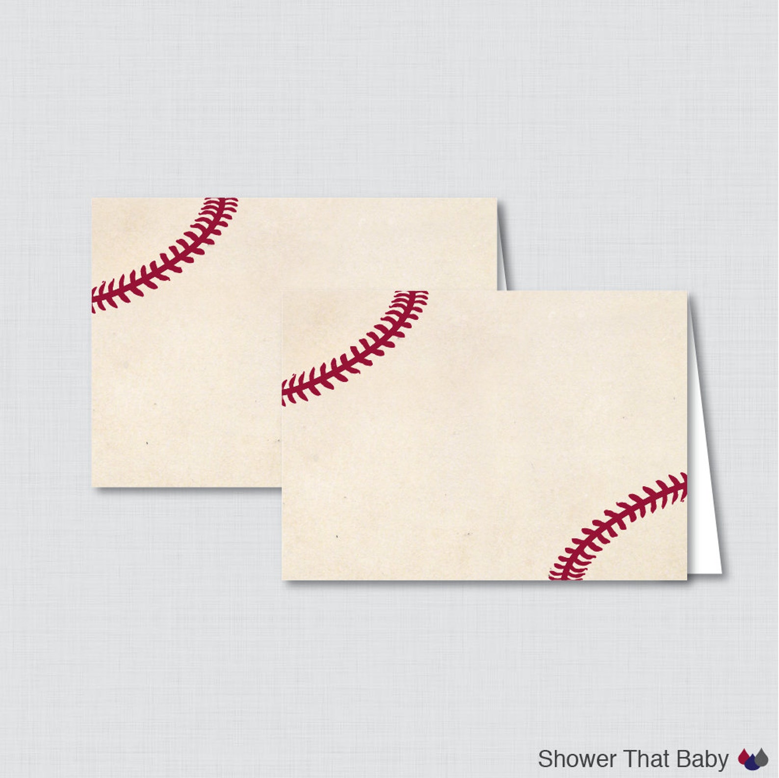 Printable Baseball Food Tent Labels Cards or Place Cards | Etsy