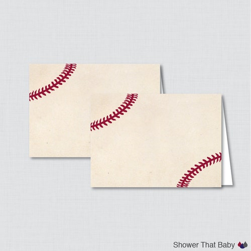 Printable Baseball Food Tent Labels Cards or Place Cards | Etsy