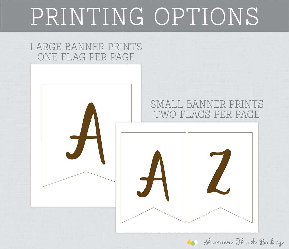 EDITABLE Safari Printable Banner Large AND Small Sizes | Etsy