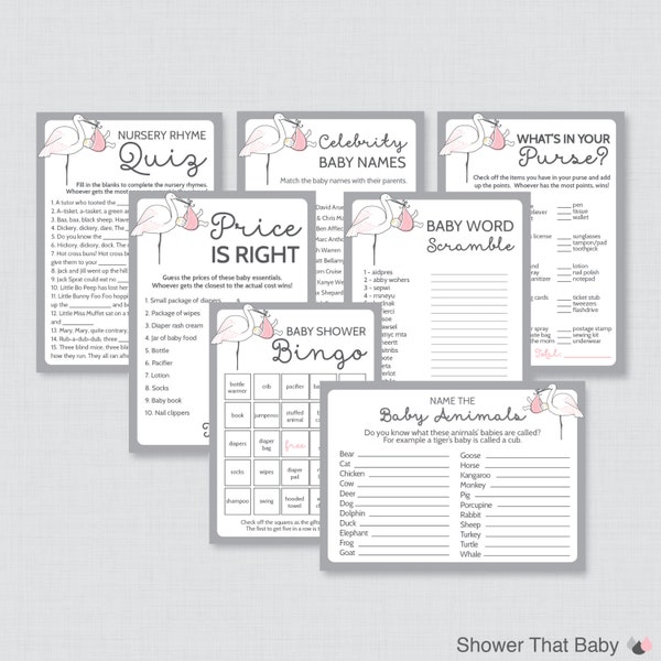 Stork Baby Shower - Etsy