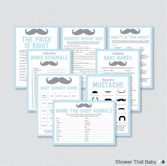 Celebrity Mustache Game