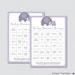 Elephant Baby Shower Bingo Cards Prefilled Bingo Cards AND - Etsy