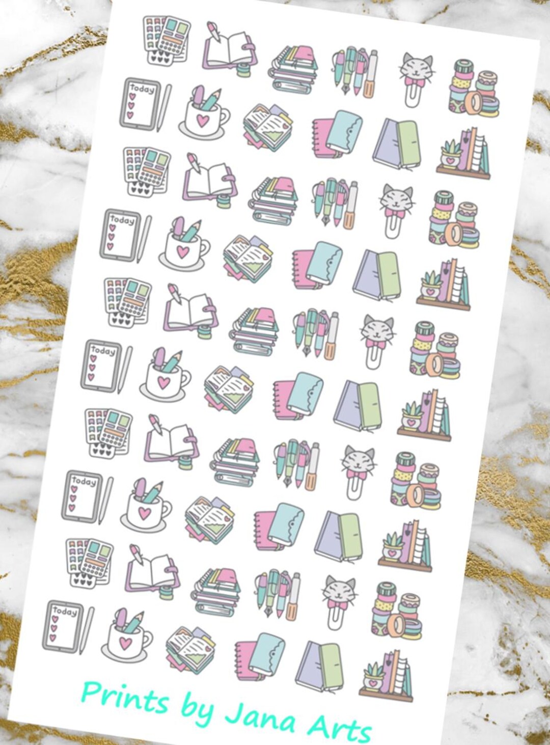 Planning Doodles Sticker Planning Time Planner Sticker, Character ...