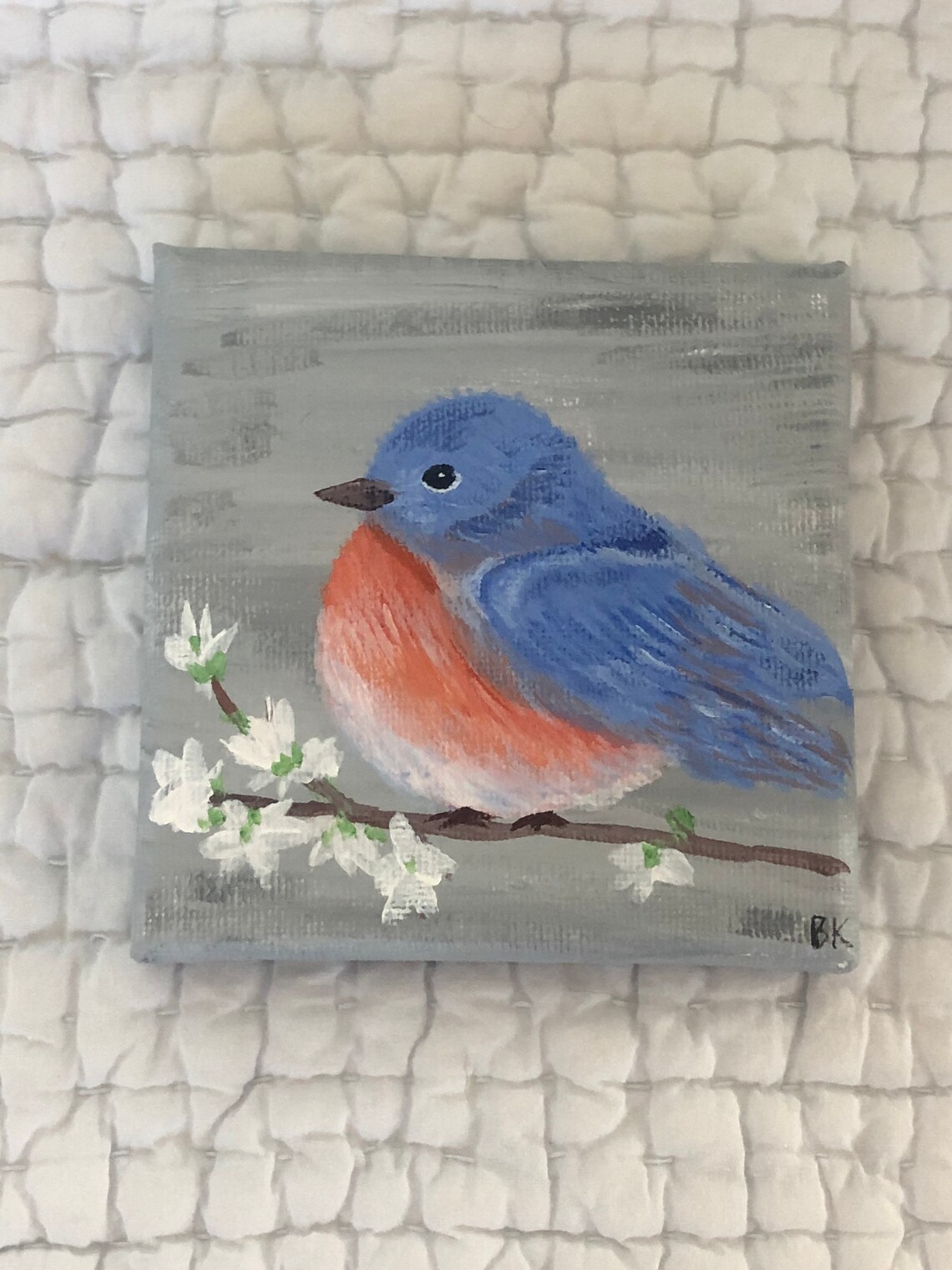 Bluebird in Spring - Etsy