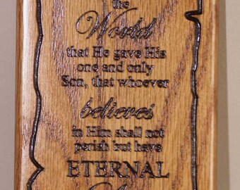 Bible Wood Carving | Etsy