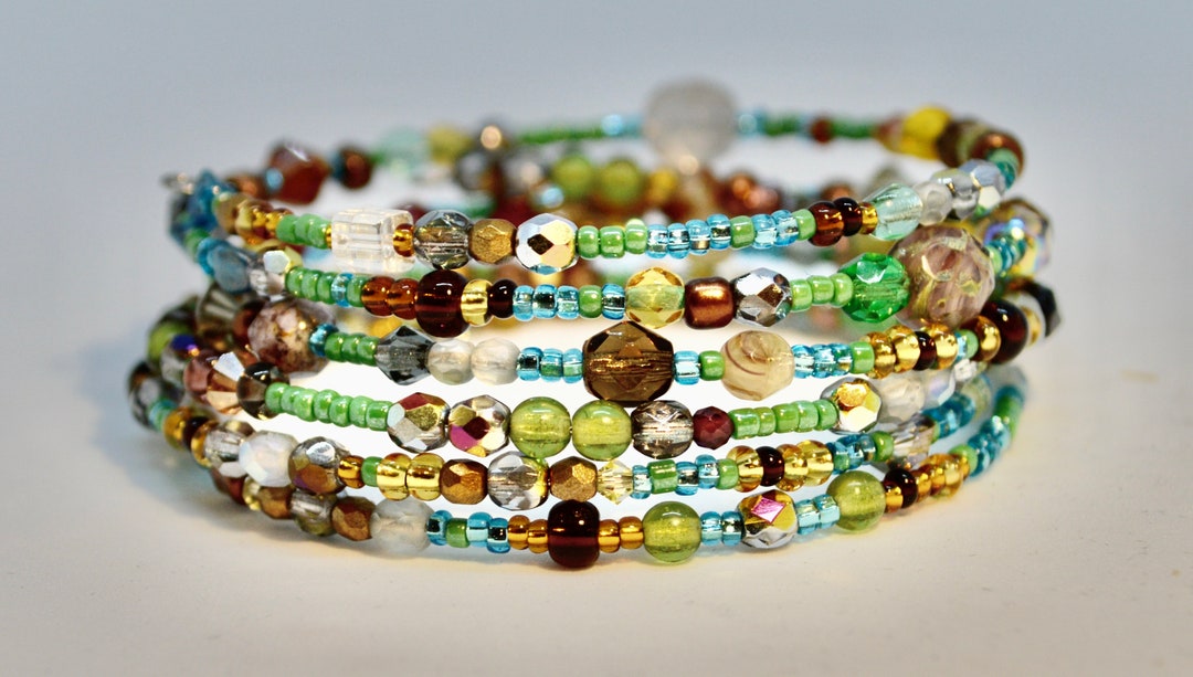 Seed Bead Bracelets - Beaded Bracelets - Crystal Bracelet - Boho ...