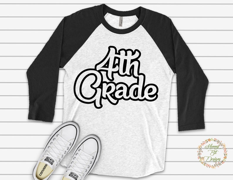 4th Grade SVG School SVG Teacher Shirt 4th Grade Shirt 4th - Etsy