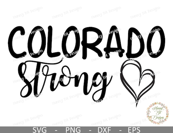 Colorado SVG, Colorado Strong SVG, Colorado Shirt, State SVG, Colorado ...