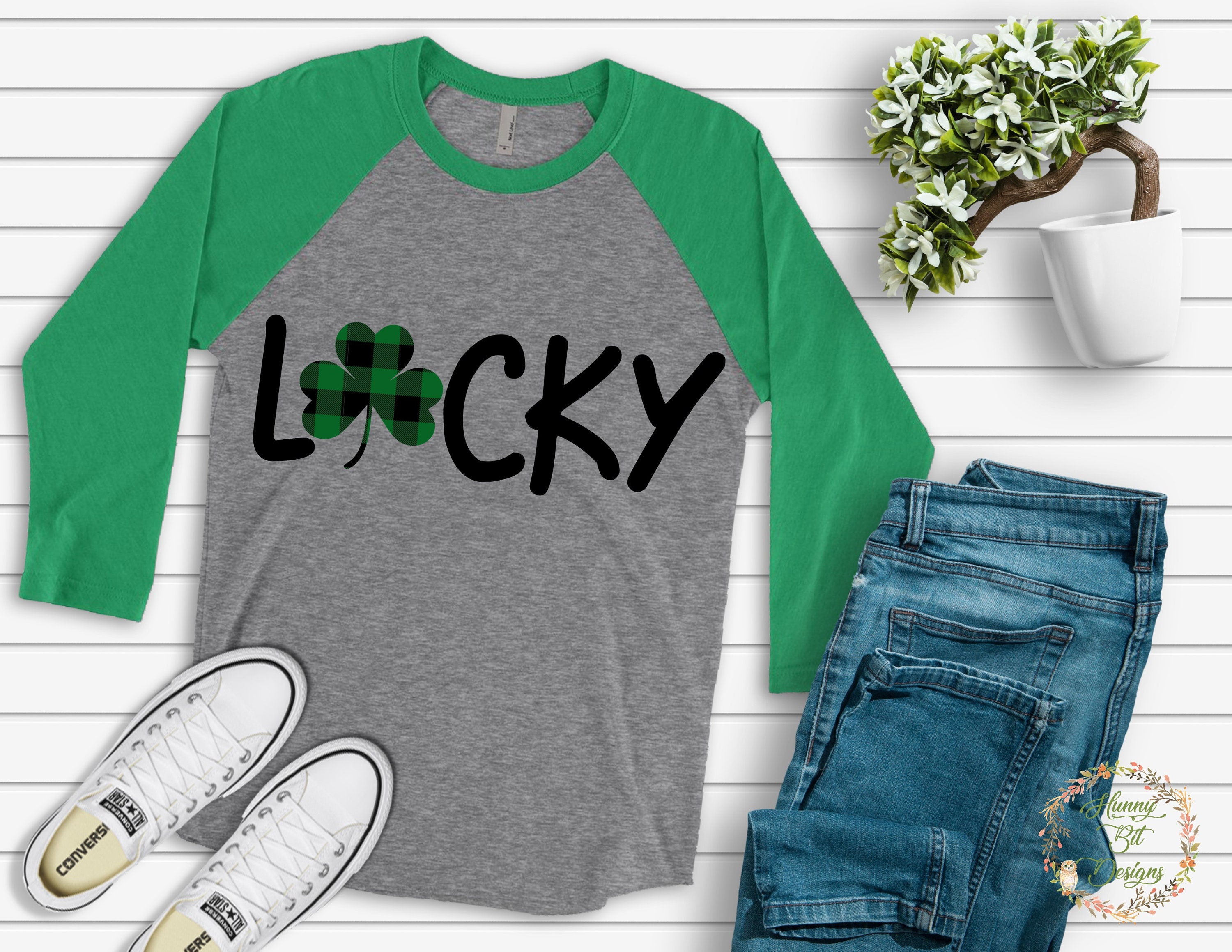 St Patrick's Day SVG Lucky Shamrock SVG Lucky SVG | Etsy