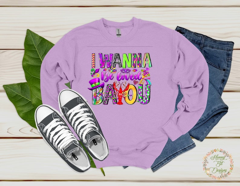 Loved Bayou Crawfish Design: Louisiana Mardi Gras PNG (digital Download ...