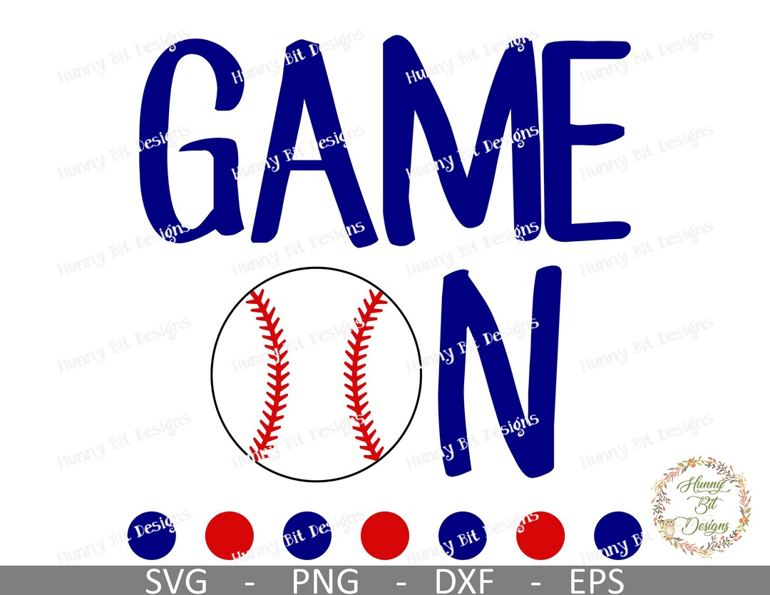 Baseball SVG, Game On, Baseball SVG, Baseball Mom, Baseball Shirt, Game ...