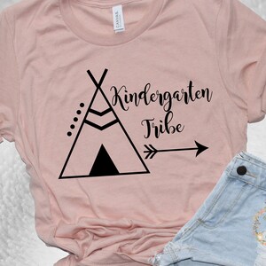 Kindergarten Tribe SVG, Grade Shirt, Teacher Shirt, Girl School Shirt ...