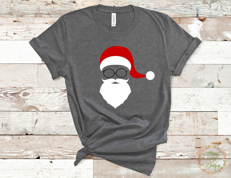 Santa Beard SVG Santa Face SVG Santa Glasses Christmas | Etsy
