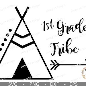 1st Grade Tribe SVG, First Grade Shirt, Teacher Shirt, Girl School ...