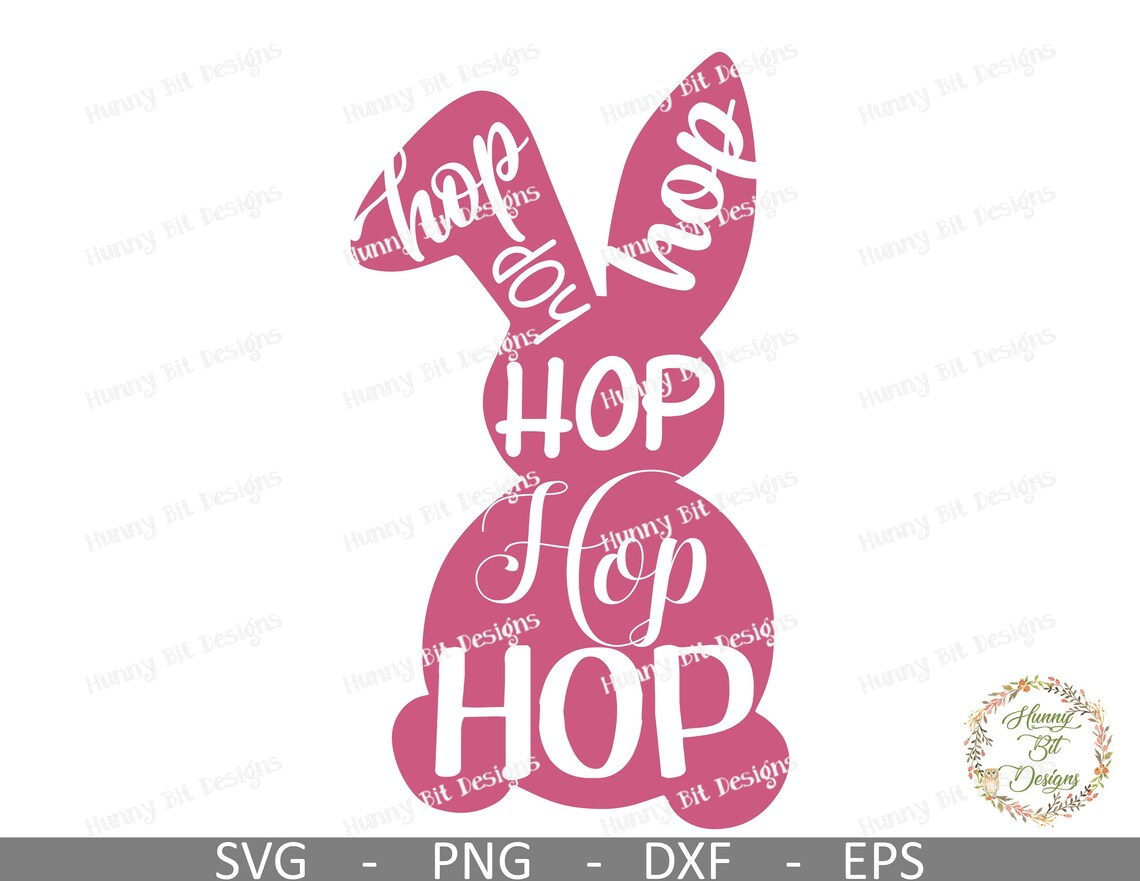 Bunny Hop SVG Easter SVG Easter Bunny Shirt Bunny Rabbit | Etsy