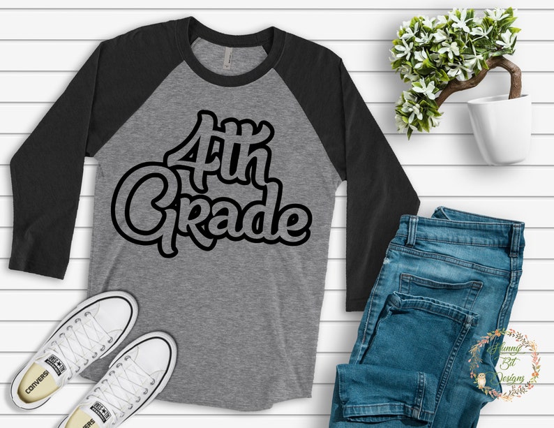 4th Grade SVG School SVG Teacher Shirt 4th Grade Shirt 4th - Etsy