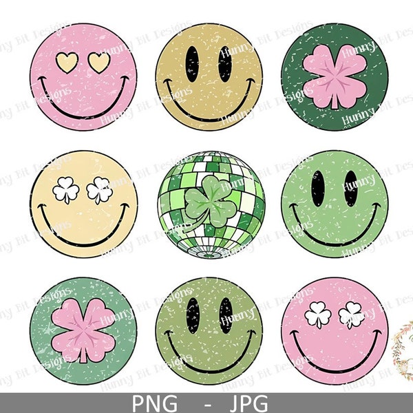 St Patricks Day Smiley Faces - Etsy