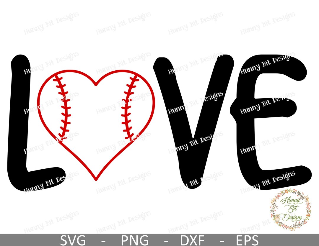 Baseball Love SVG, Baseball Love, Baseball SVG, Mom Shirt, Baseball ...