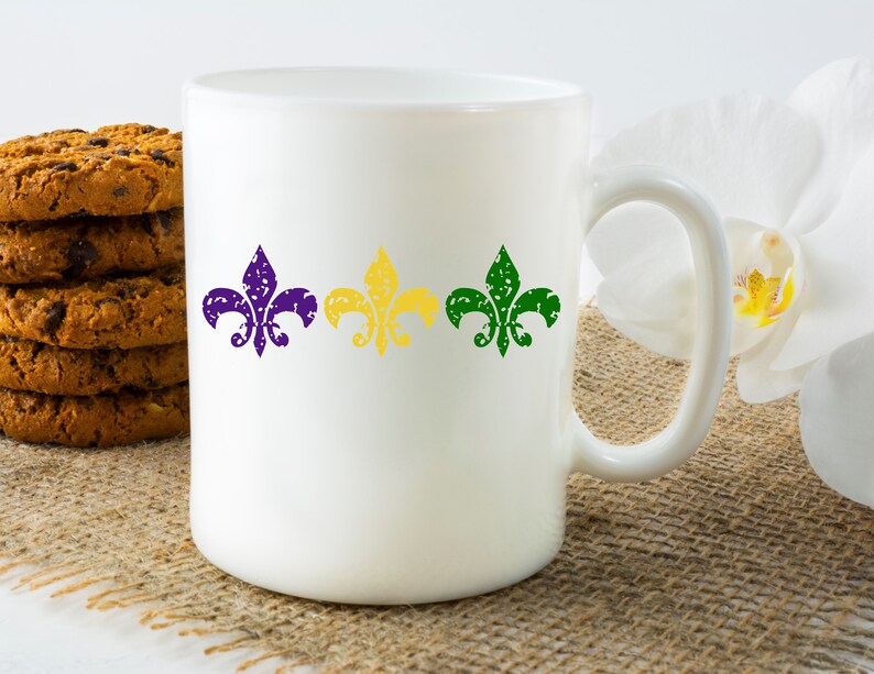 Fleur De Lis Distressed SVG Mardi Gras SVG Louisiana Shirt | Etsy