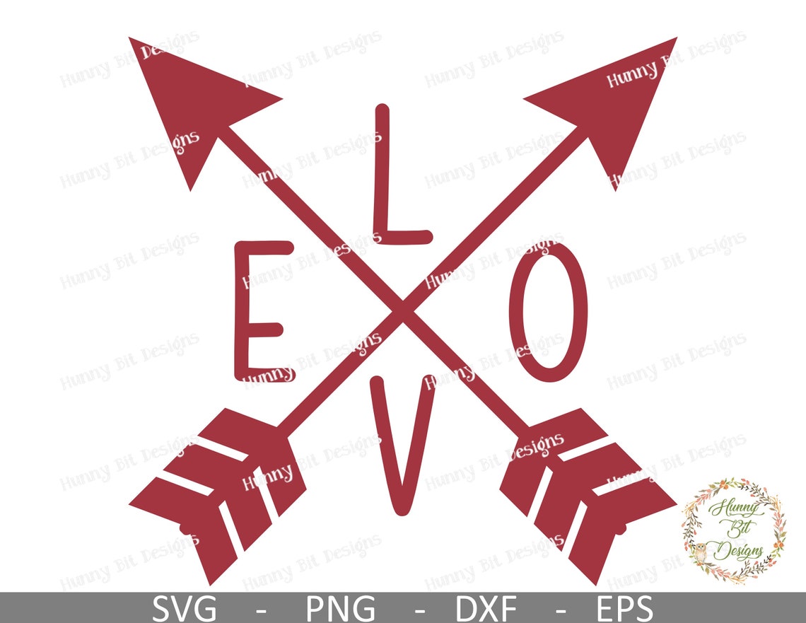 Valentine's Day SVG Love Arrows SVG Arrow Shirt Love - Etsy