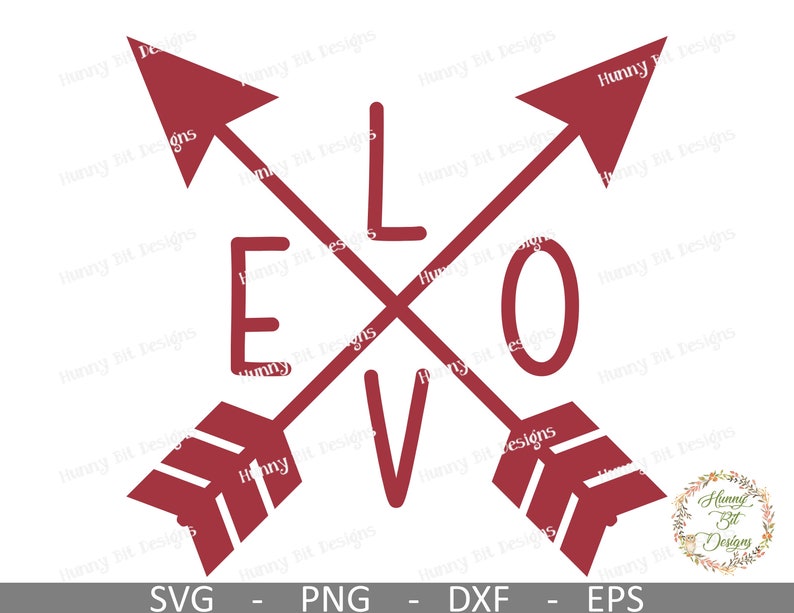 Valentine's Day SVG Love Arrows SVG Arrow Shirt Love - Etsy