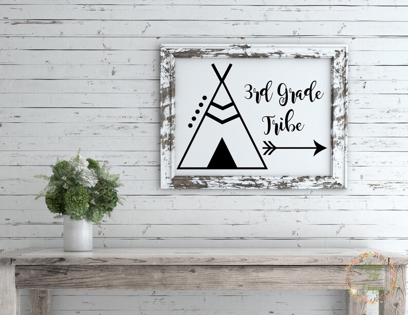 3rd Grade Tribe SVG: Teacher Shirt Cut File (digital Download) - Etsy