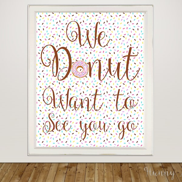 Donut Forget Us - Etsy