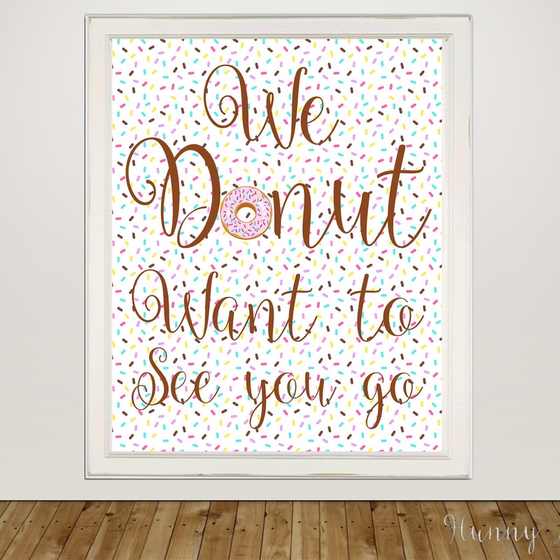 Donut Forget Us - Etsy