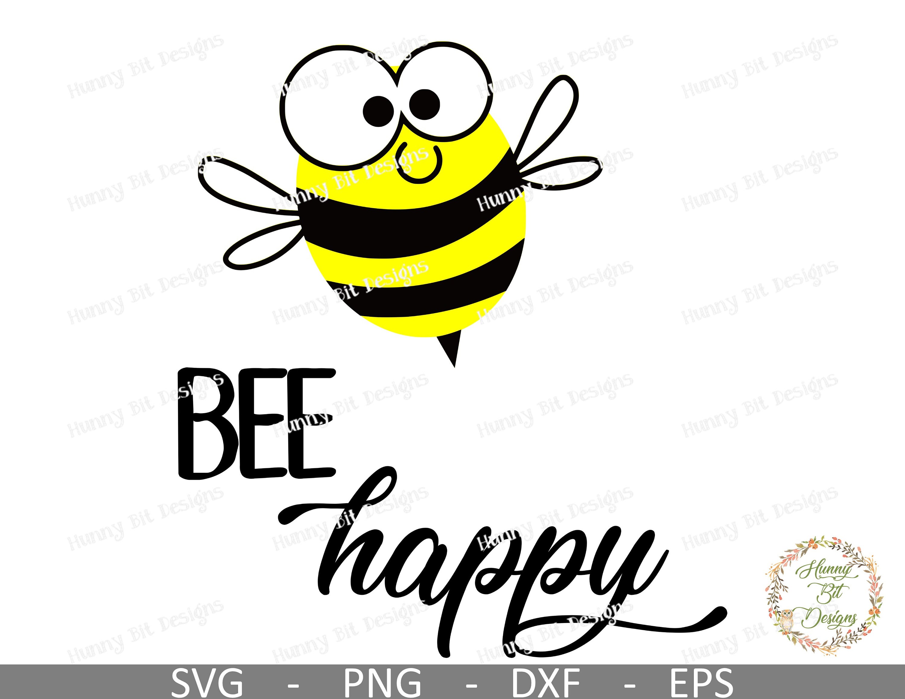 Bee SVG Bee Happy SVG Bumble Bee Bee Shirt Shirt Be Happy | Etsy