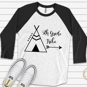 5th Grade Tribe SVG 5th Grade Shirt Teacher Shirt Girl - Etsy