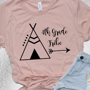 4th Grade Tribe SVG, 4th Grade Shirt, Teacher Shirt, Girl School Shirt ...