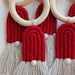 Macrame Santa Napkin Ring: Christmas Holiday Table Decor - Etsy