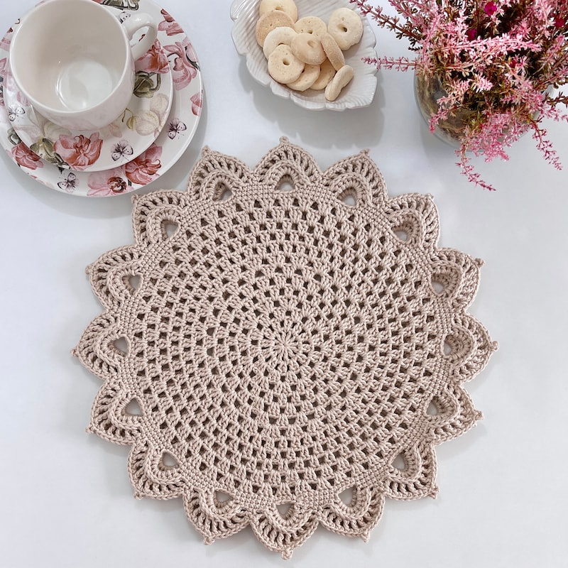 Crochet Table Mat - Etsy