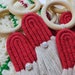Macrame Santa Napkin Ring: Christmas Holiday Table Decor - Etsy