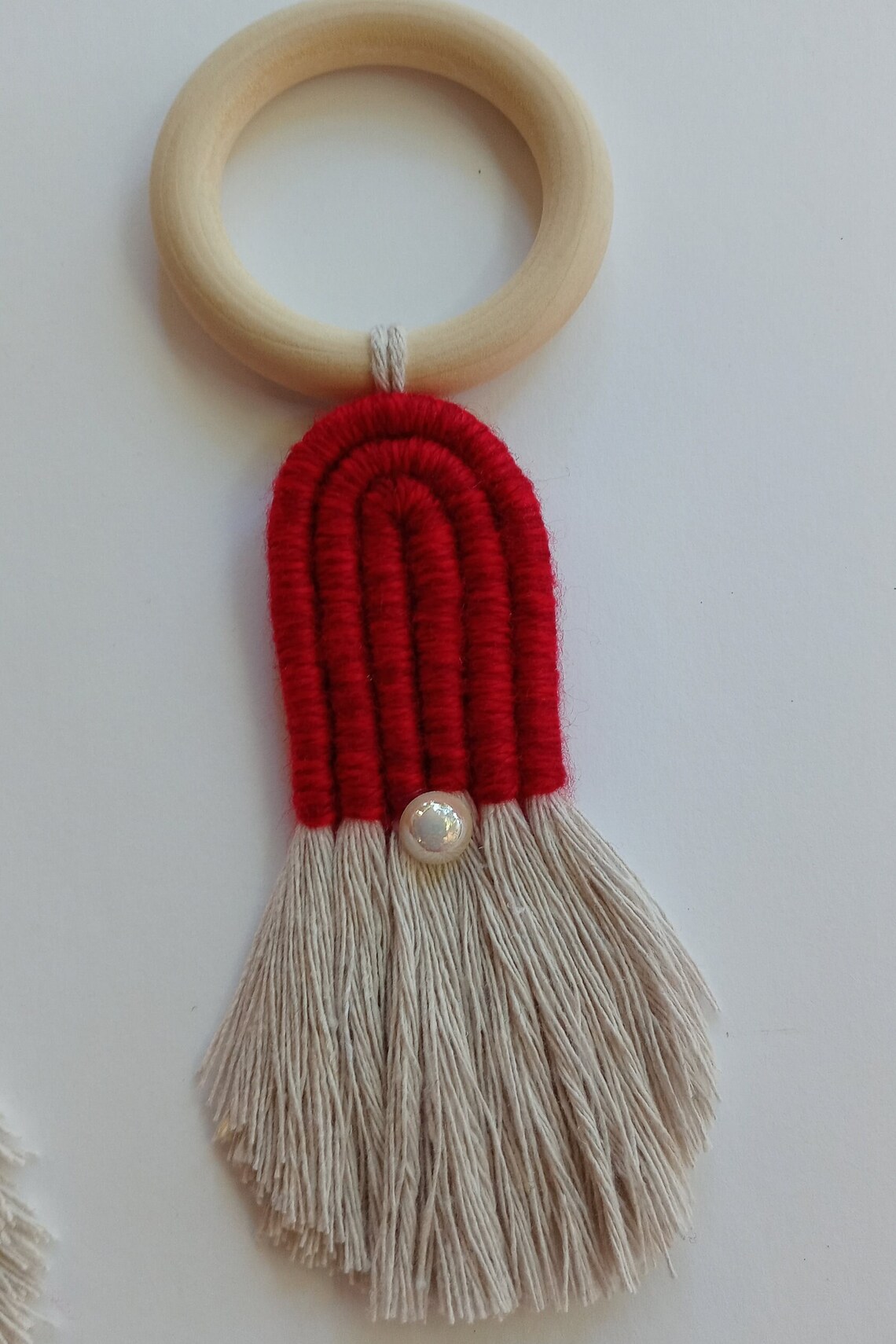 Macrame Santa Napkin Ring: Christmas Holiday Table Decor - Etsy
