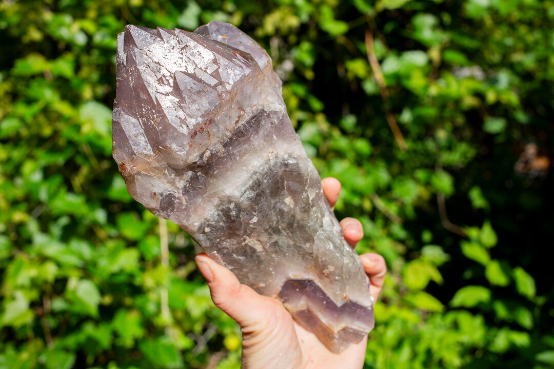 GIANT Emerald Auralite-23 Crystal (canadian Chevron Amethyst) : 2 KILO ...