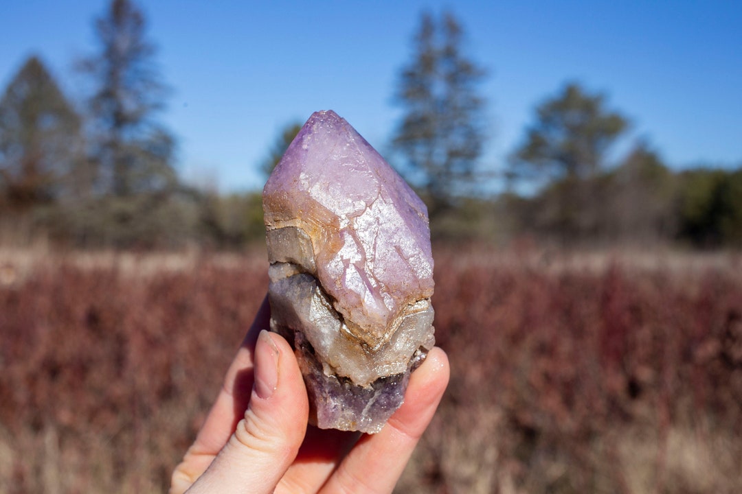 Auralite-23 Crystal (canadian Chevron Amethyst) : 238 Gram *rare ...