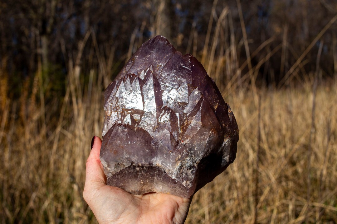 Auralite-23 Crystal (canadian Chevron Amethyst) : 2.5 KILO Clear Smoky ...