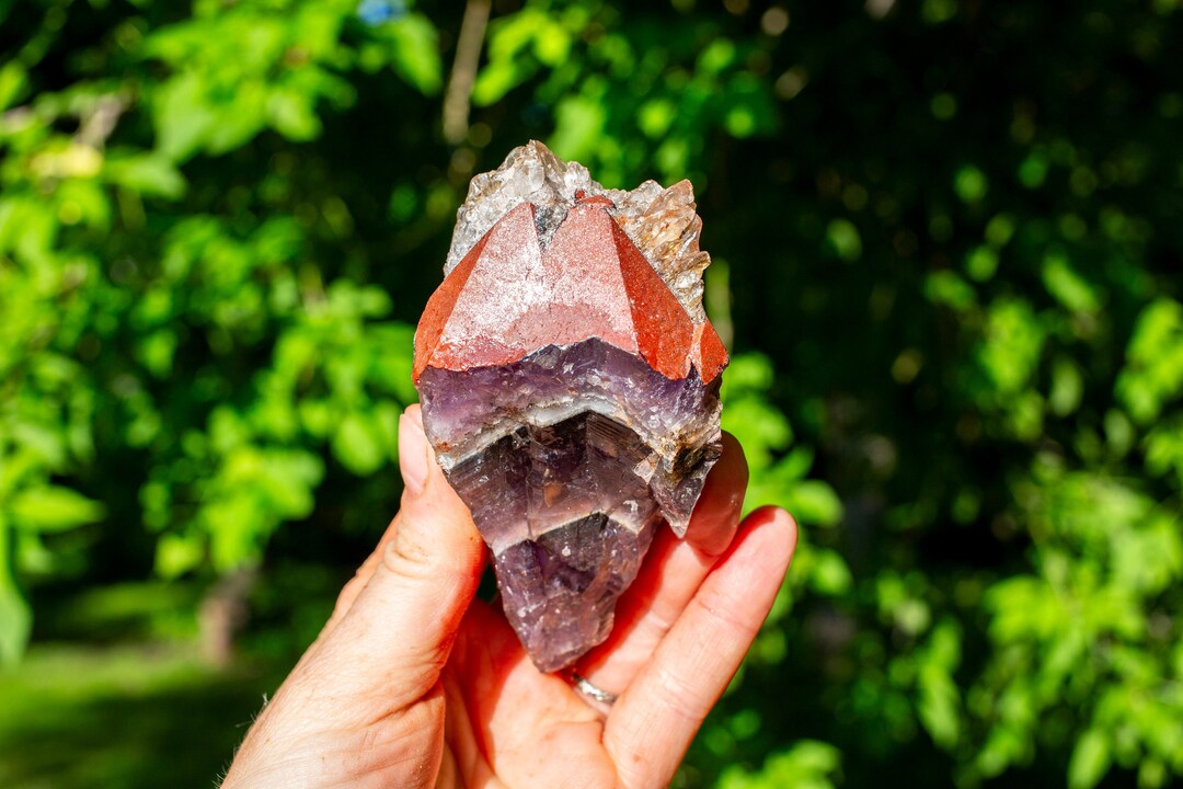 Auralite-23 Crystal (canadian Chevron Amethyst) : 264 Gram ~ Red Cap ...