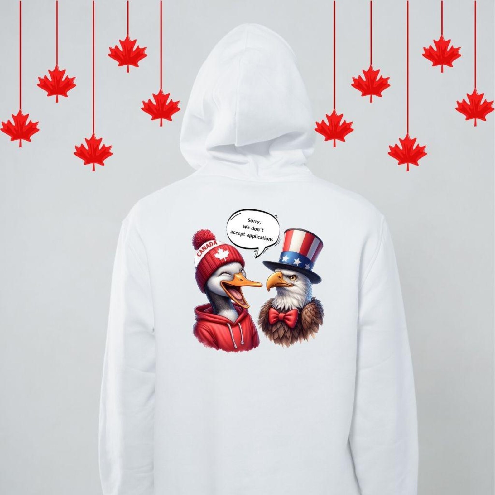 Canada Not Accepting Applications, PNG, Heat Sublimation, T Shirt, T ...