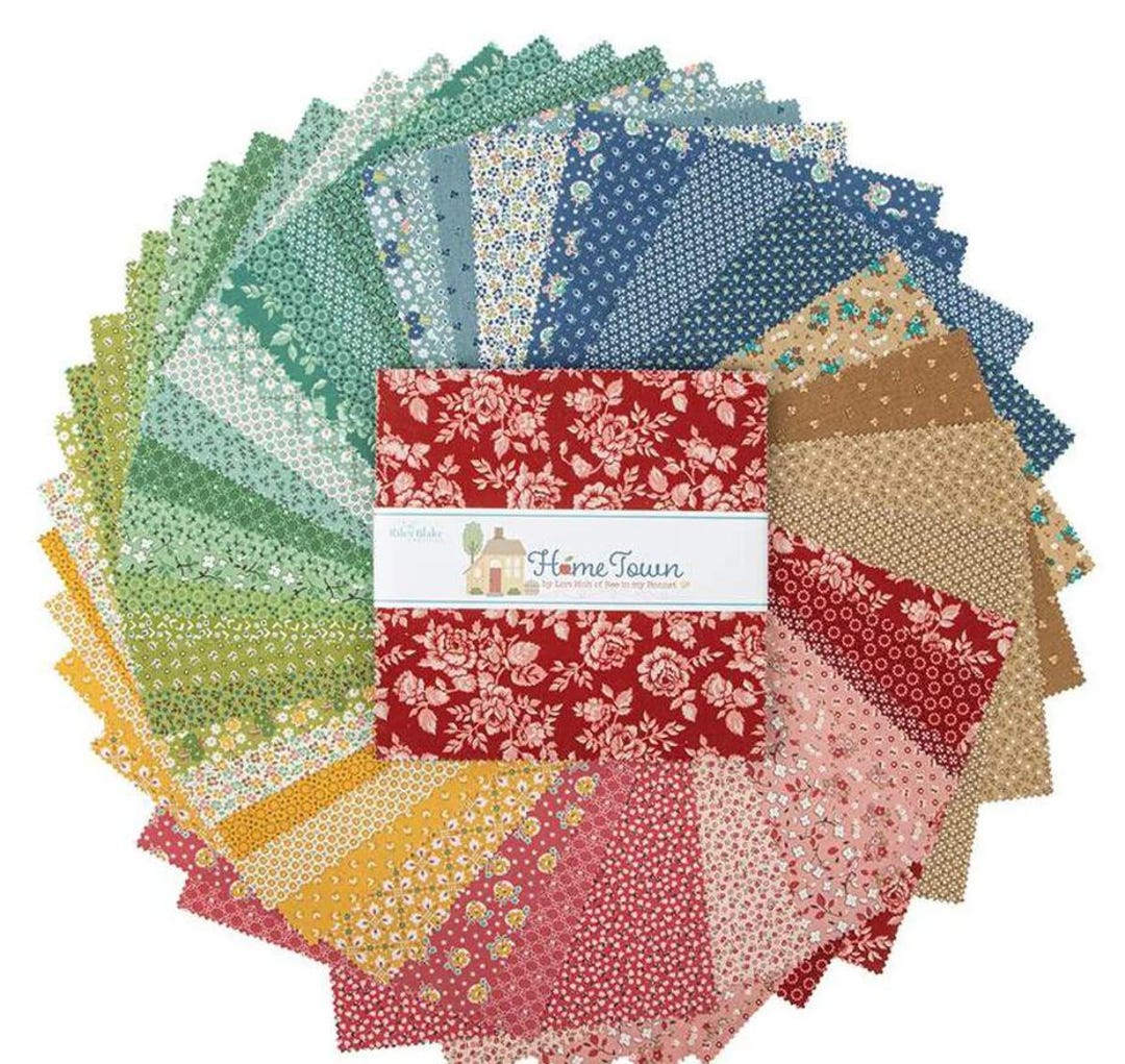 Lori Holt Hometown 10 Inch (10") Stacker - 42 Pieces 10" X 10" Riley Blake FREE SHIPPING - Etsy