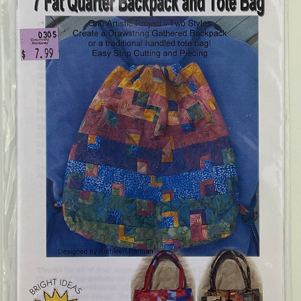 Fat Quarter Bag - Etsy