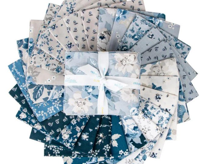 Serenity Blues by Gerri Robinson 42 Piece Roly Poly (jelly Roll) Riley ...