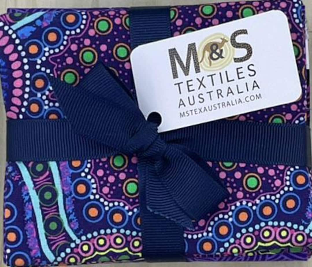 M & S Textiles Australia - Aboriginal Designs - Fat Quarter Bundle ...