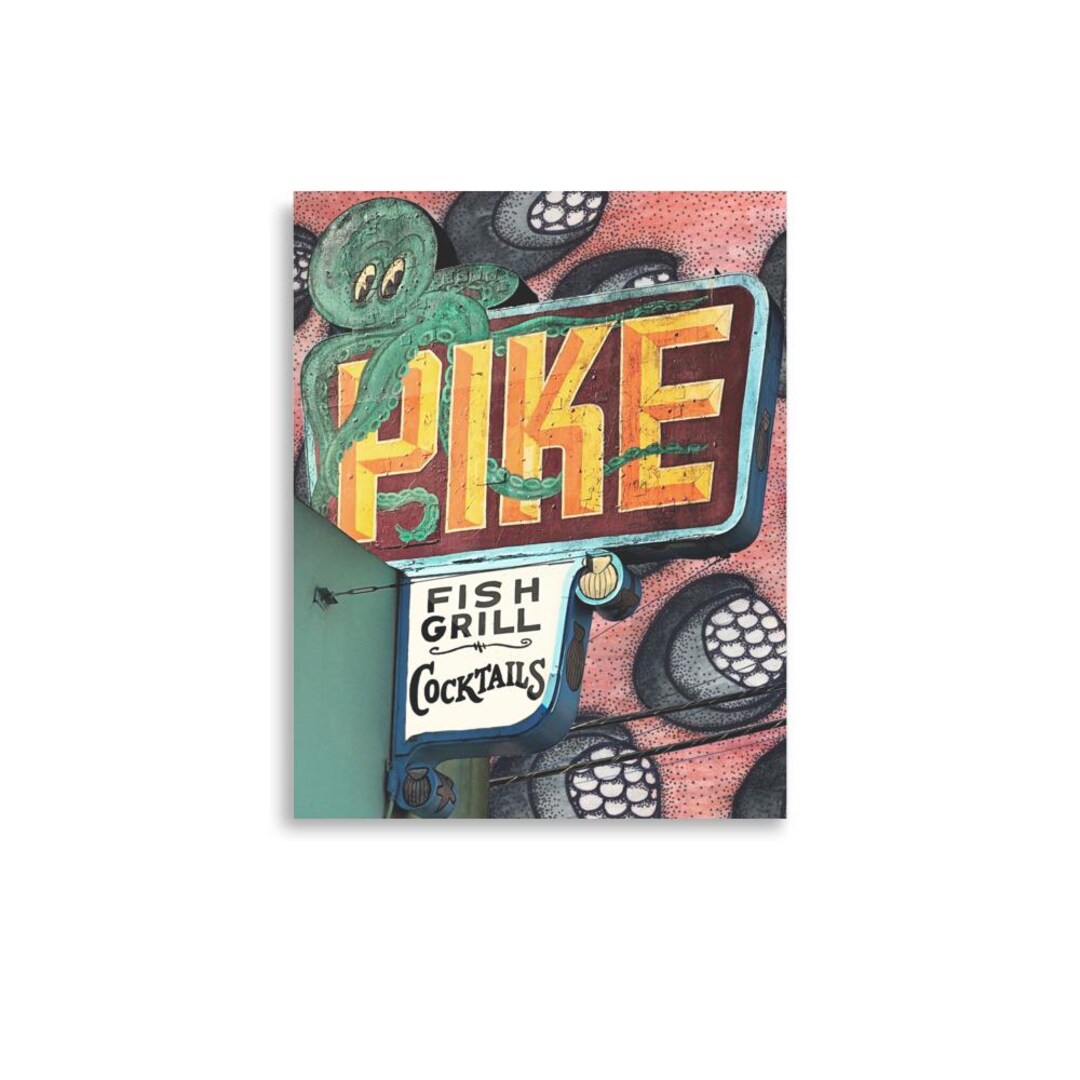 Pike Bar & Grill Long Beach - Print - Etsy