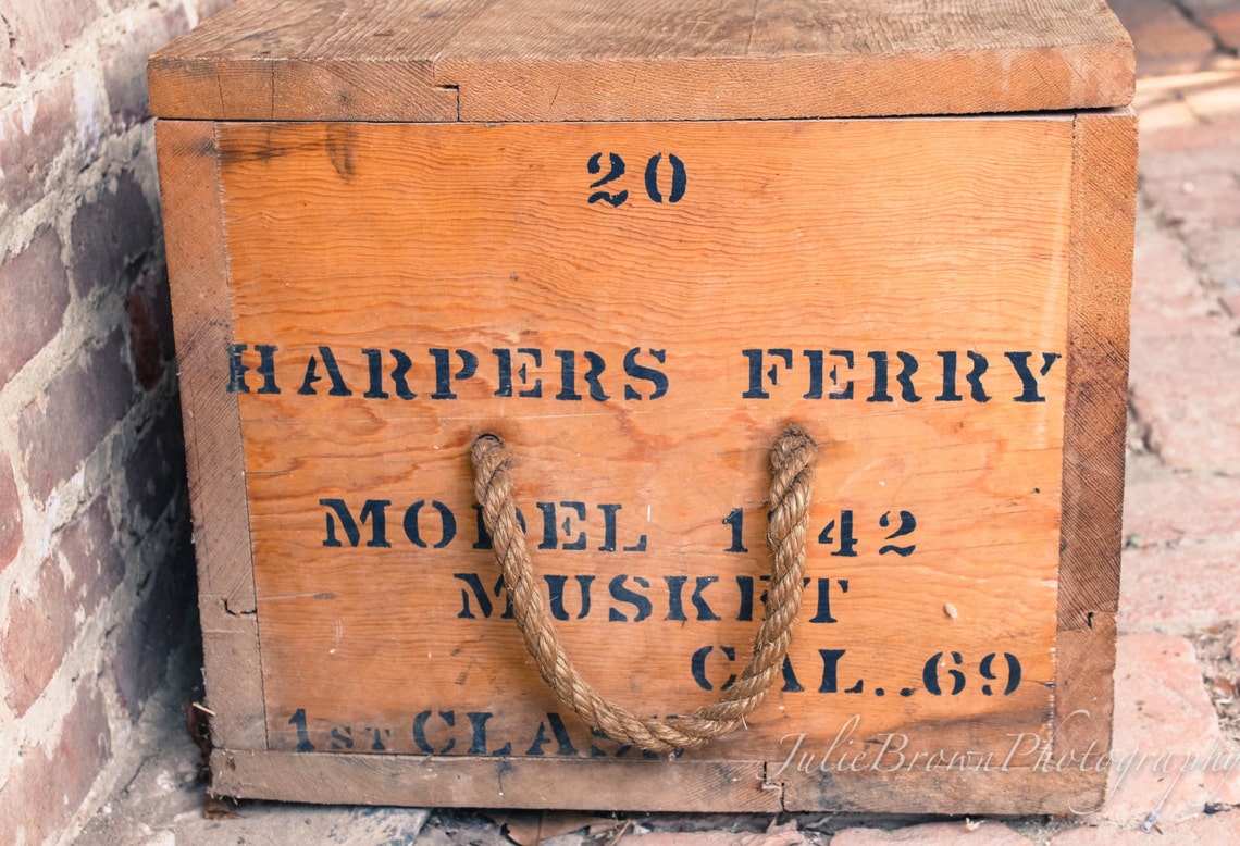 Old Musket Crate Photo Fine Art Photography, Harper's Ferry, Rustic ...