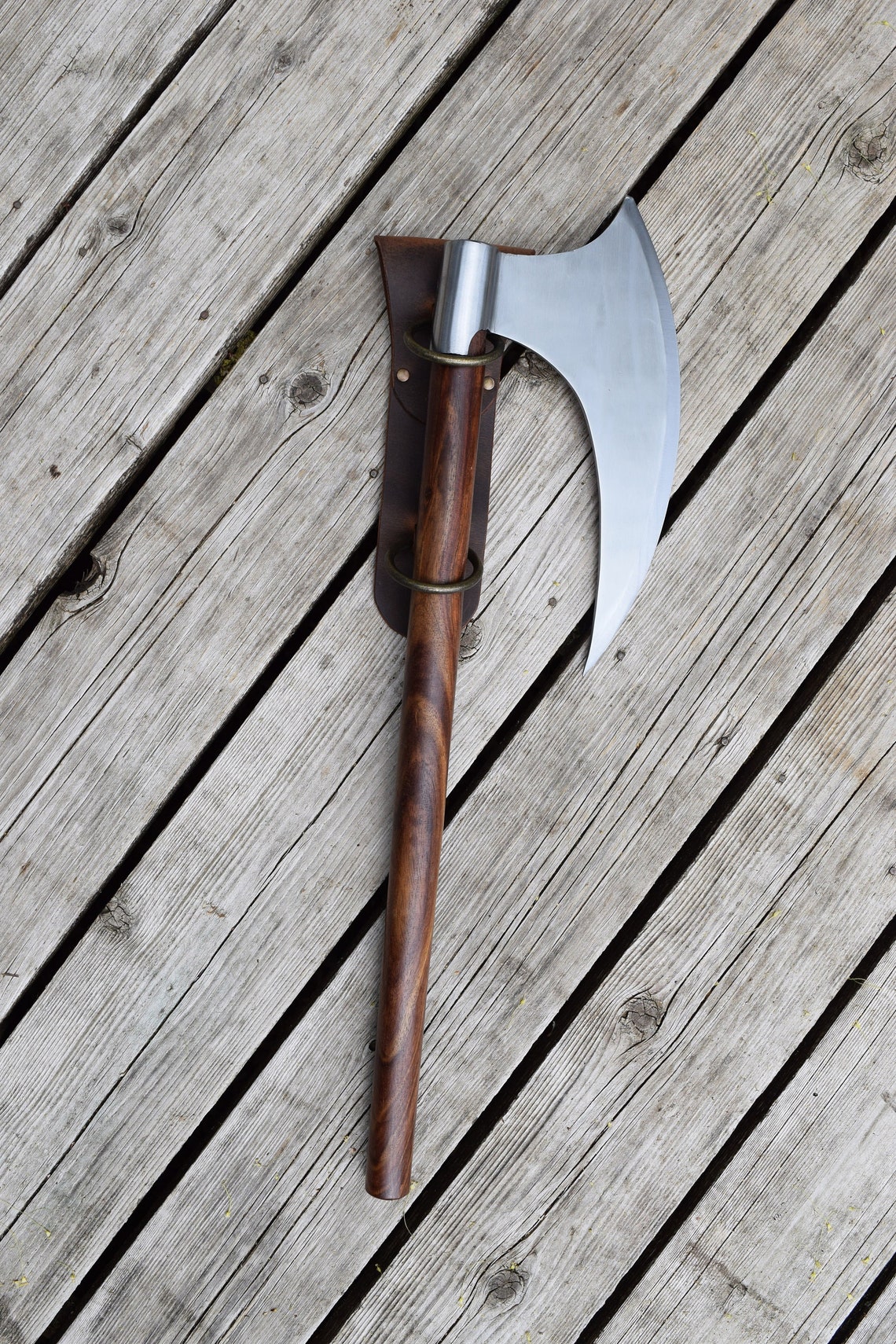 Leather Axe Frog / Hammer Frog in Crazy Horse Brown Leather - Etsy