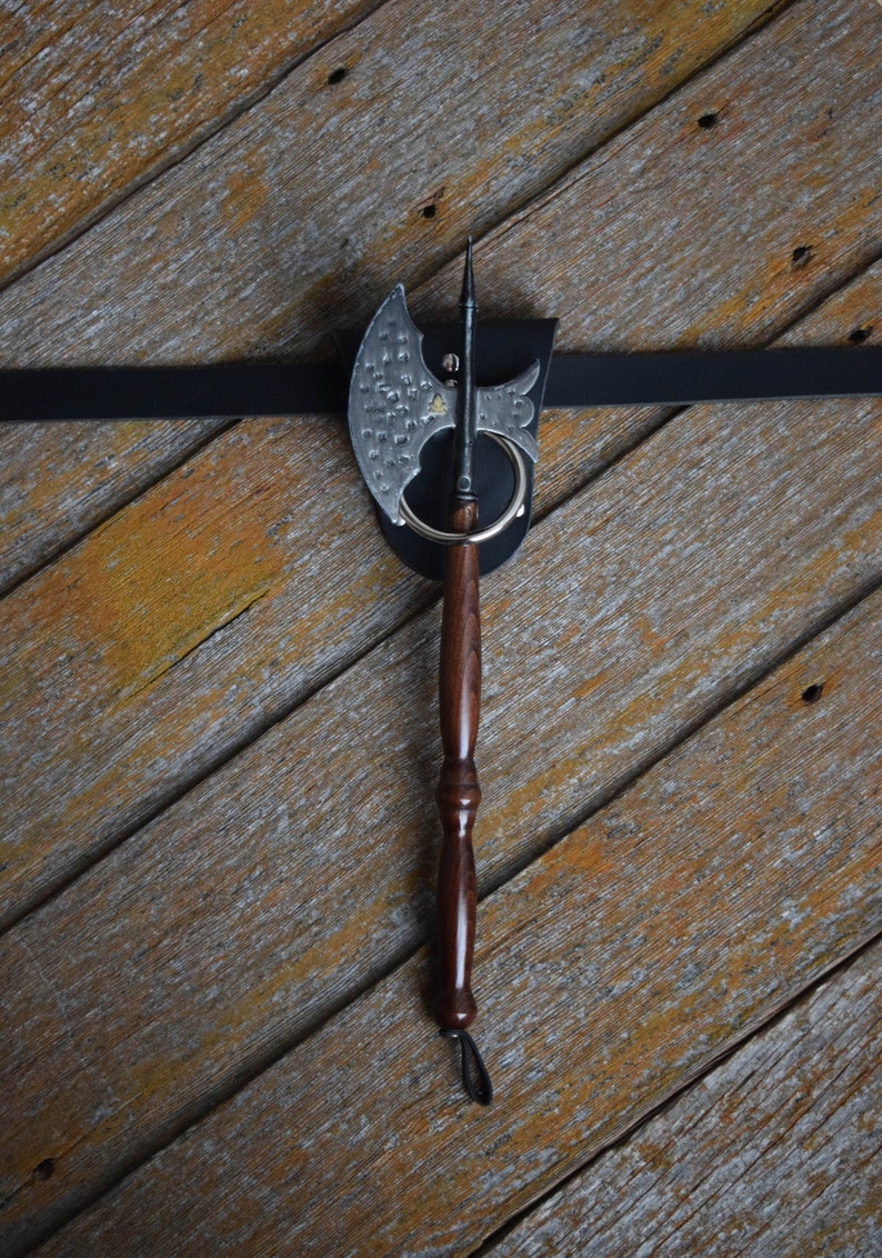 Handmade Matte Black Leather Hammer Frog / Axe Frog Made to | Etsy